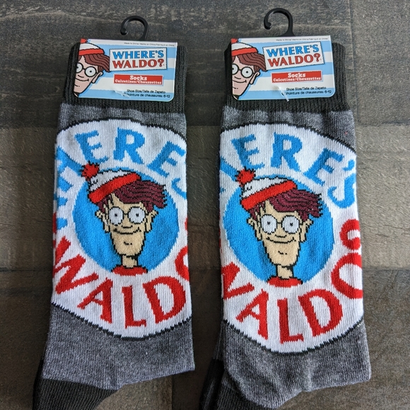 Planet Sox | Underwear & Socks | Wheres Waldo Novelty Socks Mens | Poshmark